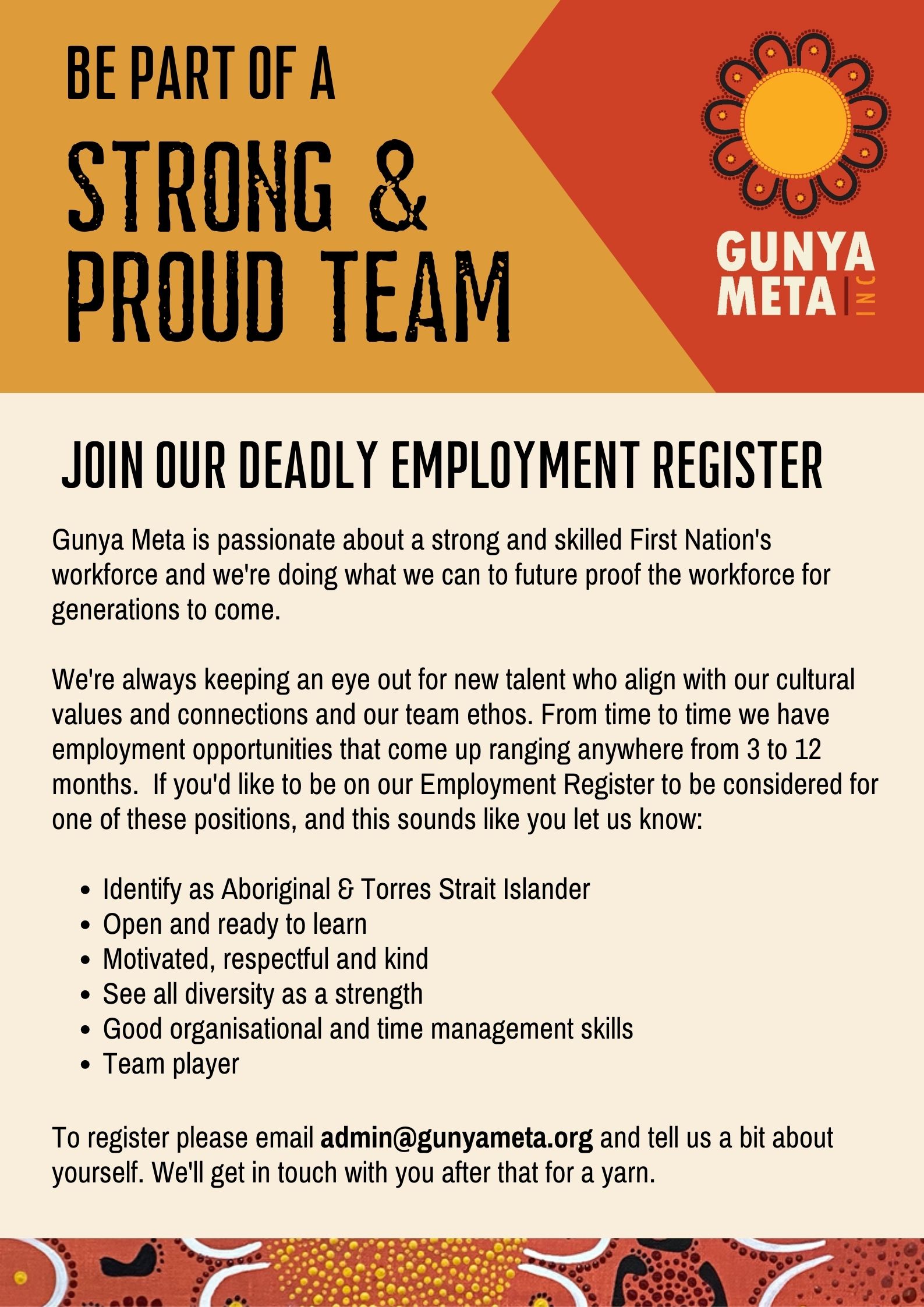 Gunya Meta – Connecting Mob